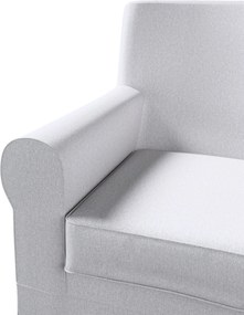 Potah na křeslo IKEA Ektorp Jennylund barva šedá látka pletený vzor