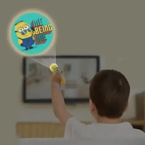 LEXIBOOK Baterka s projektorem příběhů Mimoni / 3 disky / 24 obrázků /