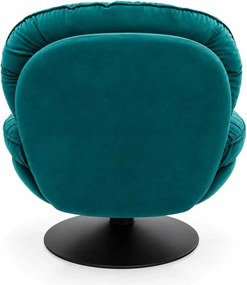 LuxuryForm DESIGN Relaxační otočné křeslo LUNA - zelené