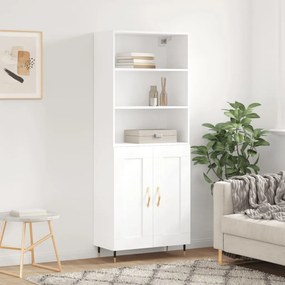 Skříň highboard bílá 69,5 x 34 x 180 cm kompozitní dřevo 3189933