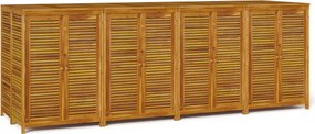 Zahradní úložný box 280 x 87 x 104 cm masivní akáciové dřevo 3155244