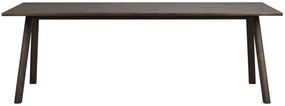 ROWICO Jídelní stůl CLAPPERTON 220x95 cm tmavě hnědý