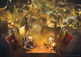 GOOD LOOT Puzzle The Witcher: Playing Gwent / 1000 dílků / od 16 let