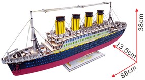 Woodcraft construction kit Woodcraft Dřevěné 3D puzzle Titanic