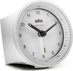 Braun BC07 bílá / Digitální budík / DCF (Rádiem řízený) / 1x AA bateri