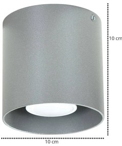 Stropní svítidlo Ring, 1x kovové stínítko (výběr ze 3 barev)