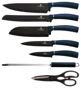 BERLINGERHAUS Sada nožů ve stojanu 8 ks Aqumarine Metallic Line BH-2564
