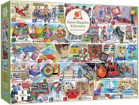 GIBSONS Puzzle Abeceda her a hraček / 1000 dílků / 68 × 49 cm