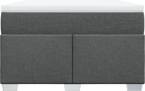 Box spring postel s matrací tmavě šedá 120x190 cm textil 3285117
