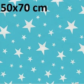 Opakovatelně použitelná přebalovací podložka, více motivů Varianta: 50x70 - bílé hvězdy, modrá