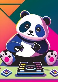 YAZZ Puzzle Veselá panda / 1000 dílků
