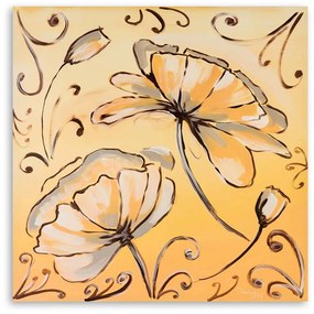 Gario Obraz na plátně Žluté květy Rozměry: 30 x 30 cm
