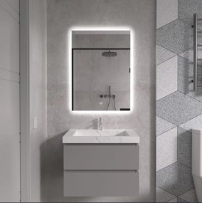 Erga Ava, LED zrcadlo 60x80cm, 2185 lm, 6500K, přední/zadní osvětlení, ERG-V01-120-6080-00