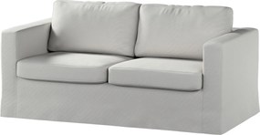 Potah na pohovku IKEA  Karlstad 2-místná , nerozkládací, dlouhý barva šedá látka pletený vzor