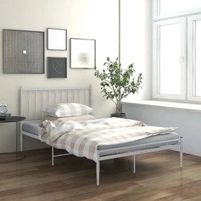 vidaXL Rám postele kov 120 x 200 cm [325015] Barva: Bílá