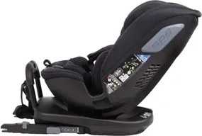 Asalvo PANAFIX černá / Autosedačka / 40-150 cm / Otočná 360° / Isofix