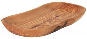 ČistéDřevo Miska z olivového dřeva oválná 26 cm