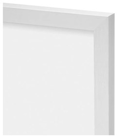 Bílý plastový rámeček na zeď 75x30 cm