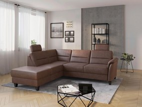 XXXLutz ROHOVÁ SEDAČKA, textil, barvy lískového ořechu Sit & More - Sedací soupravy - 000144019791
