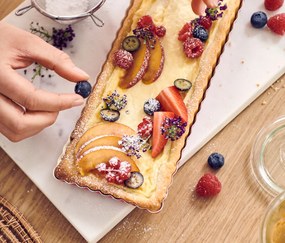 Tchibo - Forma na tarte - barva: bílá