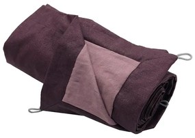 Exkluzivní pikniková deka lněná LILAC -len Old Purple /len lilac 140x200 cm
