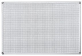 Bi-Office Textilní, magnetická nástěnka s kovovou mřížkou, 900 x 600 mm