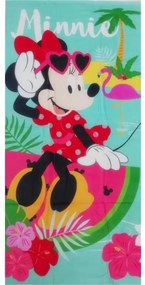 Setino Plážová osuška Minnie na pláži 70 x 140 cm