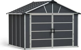 Palram - Canopia Yukon 11' x 9' antracit - heavy duty prostorný domek s možností dalšího rozšíření (základní modul)