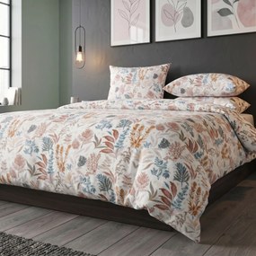 Saténové povlečení LUXURY COLLECTION CORAL garden - 1x 140/220, 1x 70/90cm