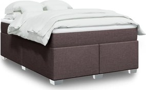 vidaXL Box spring postel s matrací 140x200 cm textil [3285137] Barva: světle šedá