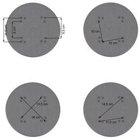 Přenosný stojan na slunečník Dekorhome