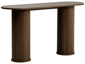Hnědý konzolový stolek 40x130 cm Nola – Unique Furniture