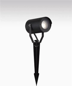 NV 9026127 Venkovní svítidlo s bodcem KIMIKO černý hliník a čiré sklo GU10 1x10W 220-240V bez žárovky IP54 - NOVA LUCE