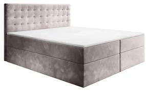 Čalouněná postel BARI šedá rozměr 160x200 cm