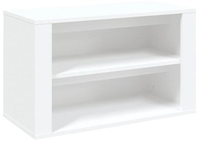 Botník bílý 75 x 35 x 45 cm kompozitní dřevo - Default Title