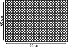 Rohožka před dveře 100x50 cm SPRINGOS HA7536 černá