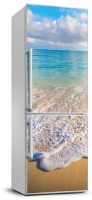 Wallmuralia Nálepka tapeta na ledničku Tropická pláž 60x180 cm