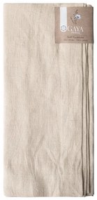 Křídový lněný běhoun na stůl 50 x 140 cm - Gaya Ambiente (596438)