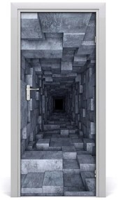 Samolepící fototapeta na dveře Tunel 75x205 cm