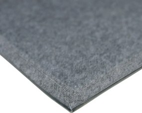 Šedá podlahová rohožka se srdíčkem Welcome Home - 75*50*1cm