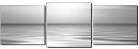 Obraz na plátně - Klidné moře při západu slunce - panoráma 5280QD (150x50 cm)