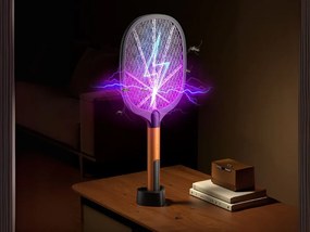 Verk Group Elektrická plácačka na mouchy a komáry uv insekticidní lampa se stojanem