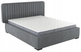 Čalouněná postel 140x200 cm Aria (šedá). 1041783