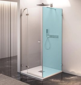 Polysan FORTIS EDGE sprchové dveře bez profilu 900mm, čiré sklo, levé FL1290L