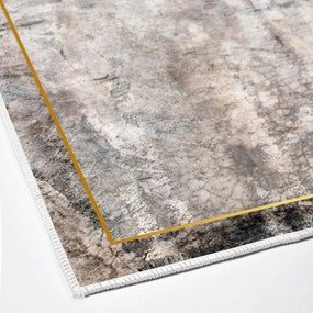 Šedo-hnědé koupelnové předložky v sadě 2 ks 60x100 cm – Foutastic