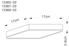 Globo 12369-22 - LED Stropní svítidlo ECHO LED/22W/230V