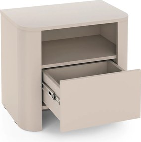 PCo Noční stolek BURGOS S52, 58 cm Kašmír