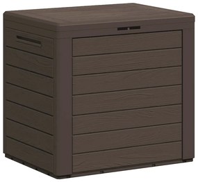 Zahradní úložný box hnědý 58,5 x 46 x 55 cm polypropylen 152194