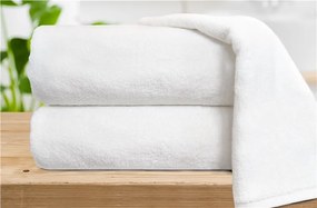 Hotelový ručník 50x90 Baden hladké bílé froté 500g/m2 Greno