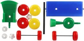 Směr Lokomotiva na šroubování / Tahací hračka / Plast / 20 cm / 2+